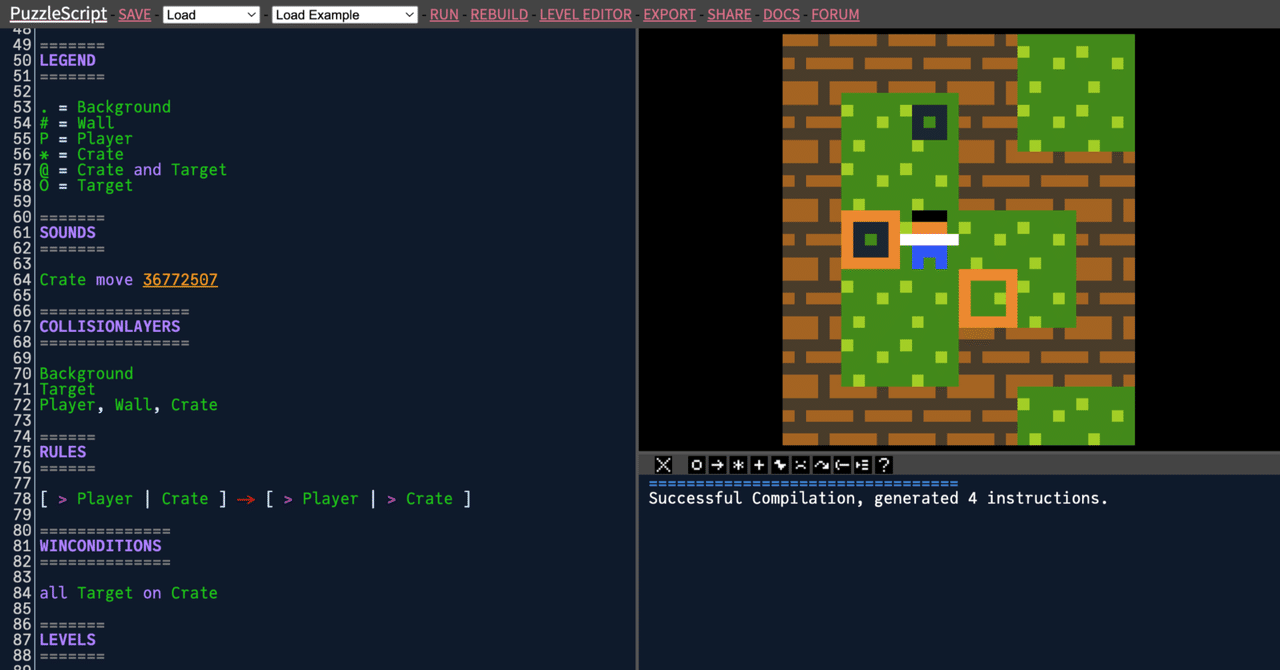 PuzzleScriptでパズルゲーム制作｜Smy