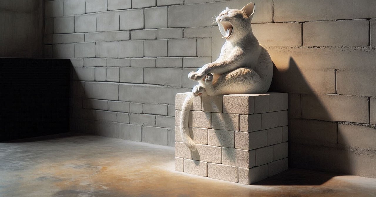 今日の収穫: 石膏あくび猫、他｜Trgr / カラストラガラ