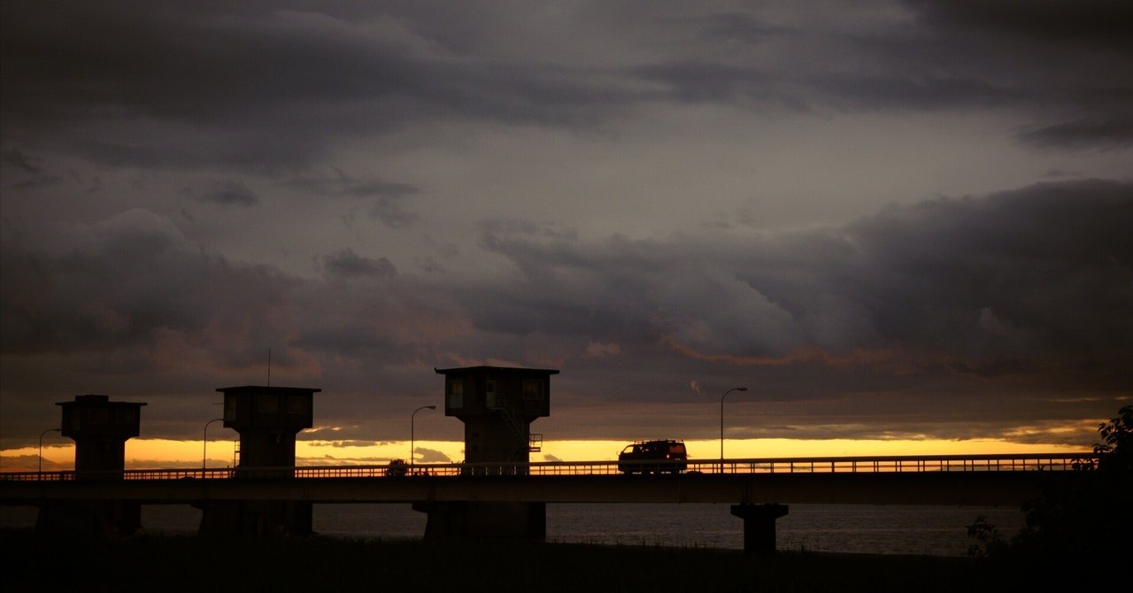 水門のある風景を｜Omori "TETSU" Yoshinori