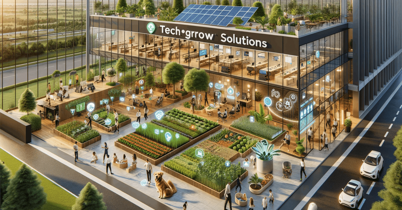 ビジネスモデル名：「TechGrow Solutions」｜深層学習の夢見人