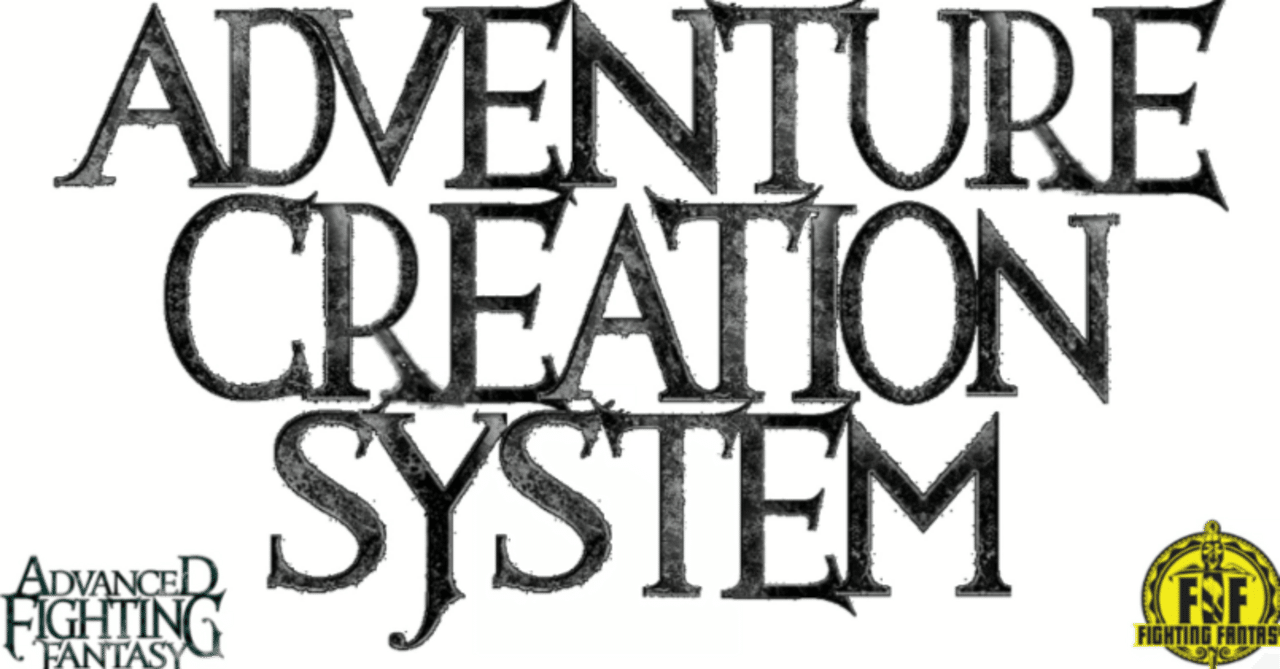 AFF2e ADVENTURE CREATION SYSTEM で遊んでみた（準備編）｜ぐりっと
