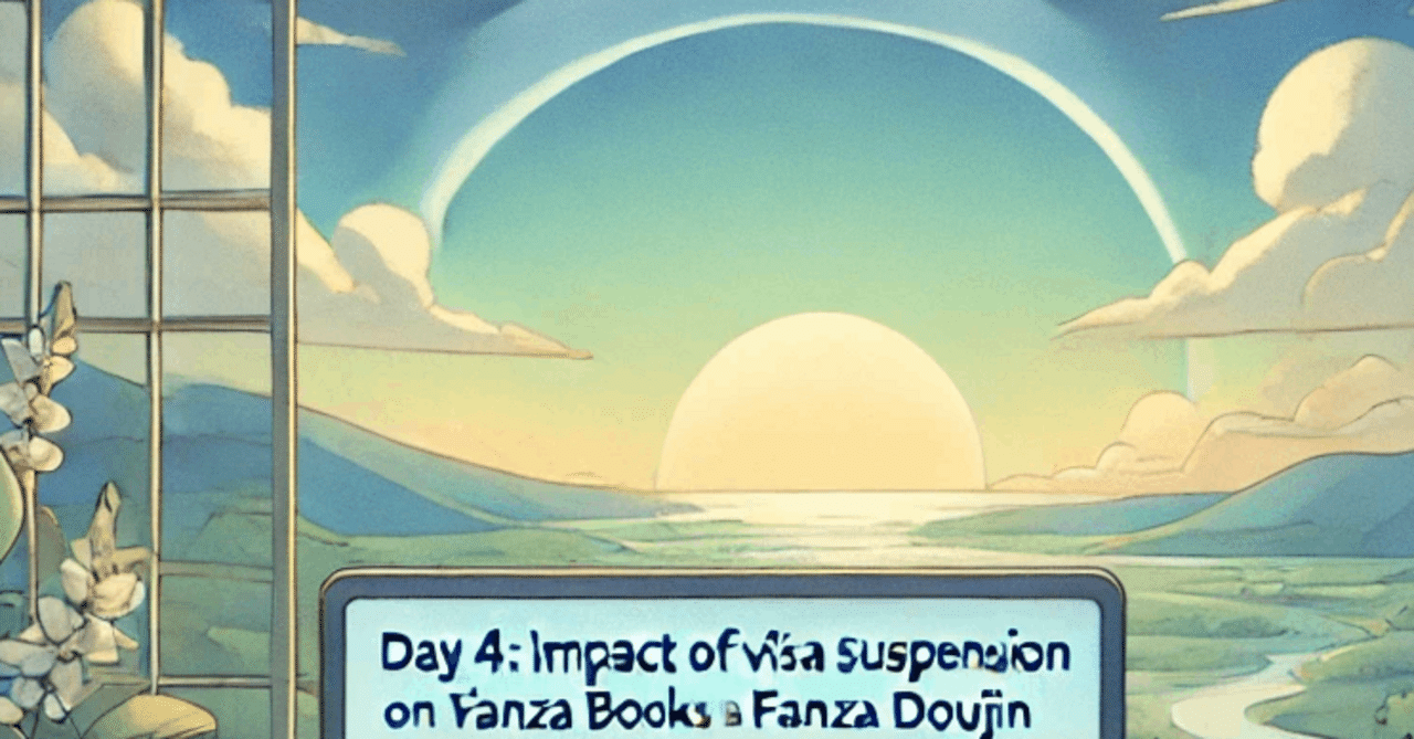 【4日目】FANZAブックス・FANZA同人でVisaが使えなくなった影響が気になる【アダアフィ】｜ボブ