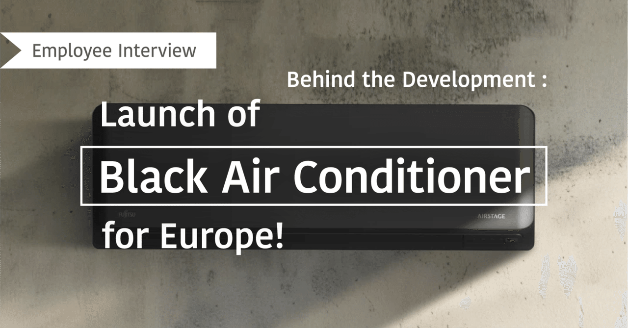 Launch of Black Air Conditioner for Europe! Behind the Scenes of ...