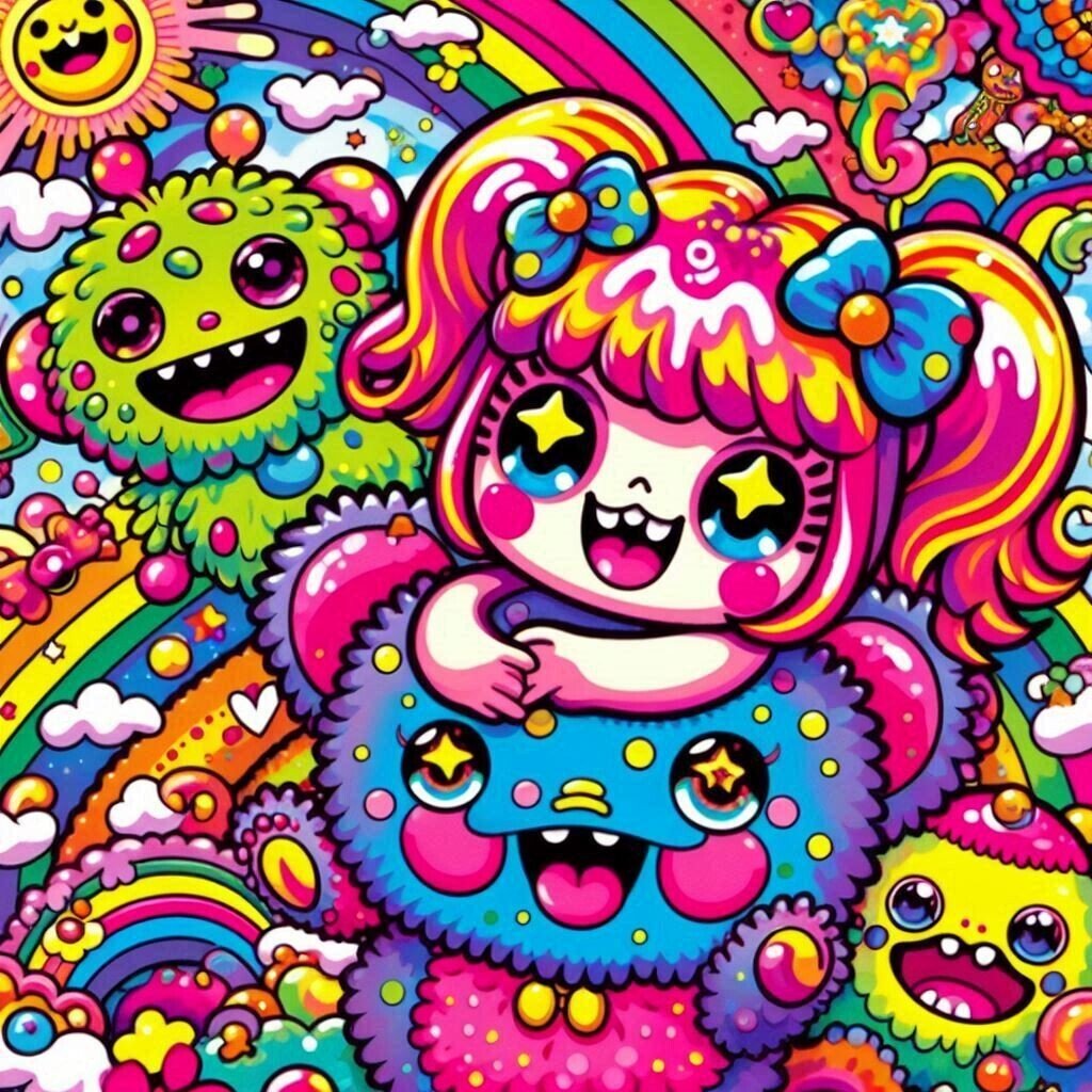 【AI art】 psychedelic children's educational program 【Copilot Designer ...