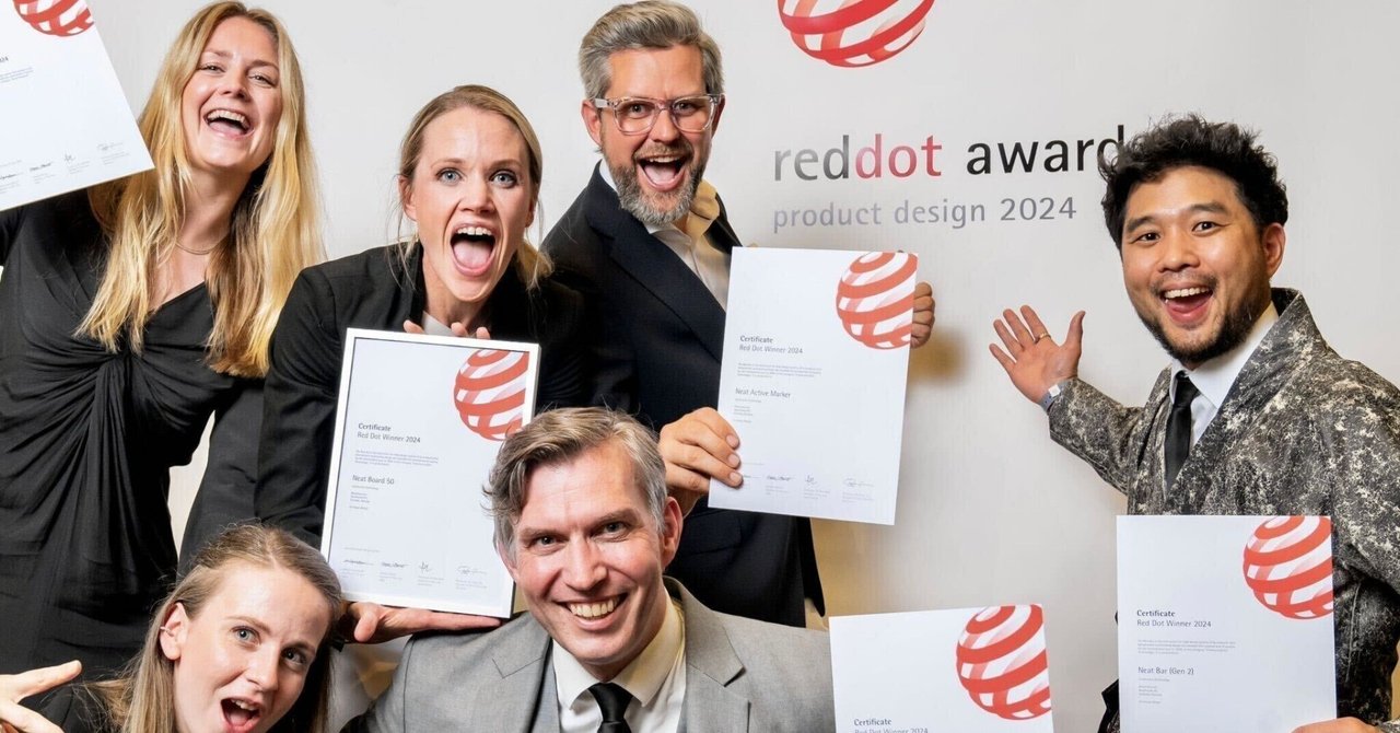 Neatの先駆的なビデオデバイスが名誉あるRed Dot賞6部門を受賞｜Neat ～北欧ノルウェー生まれのシンプルでスタイリッシュなビデオ会議デバイス