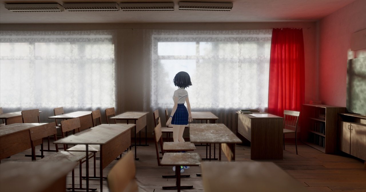 【VRChat_world】2000s Classroom｜yoruyori