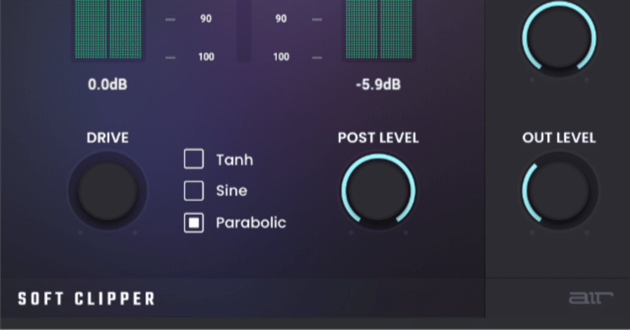 「週刊プラグインレビュー」Air Music Technology / Soft Clipper｜moroishimasaoki