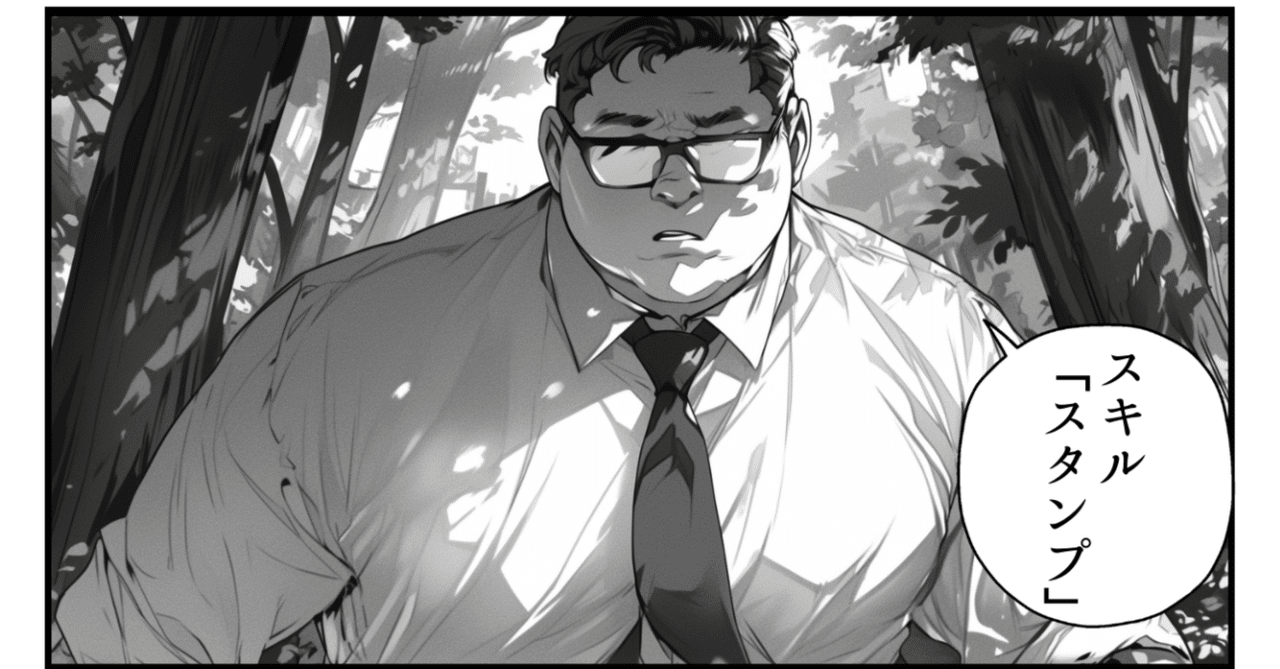 AI異世界マンガ STAMP！印鑑転生～スタンプスキルで破壊神となる男～ 第1話｜wata@AIマンガ家