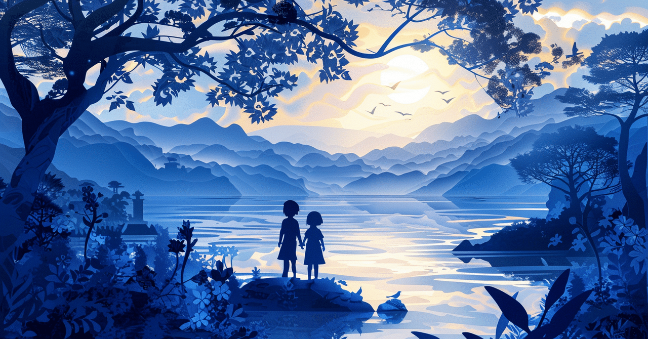 【Midjourney】 切り紙風の風景｜AI情報誌 KENTO