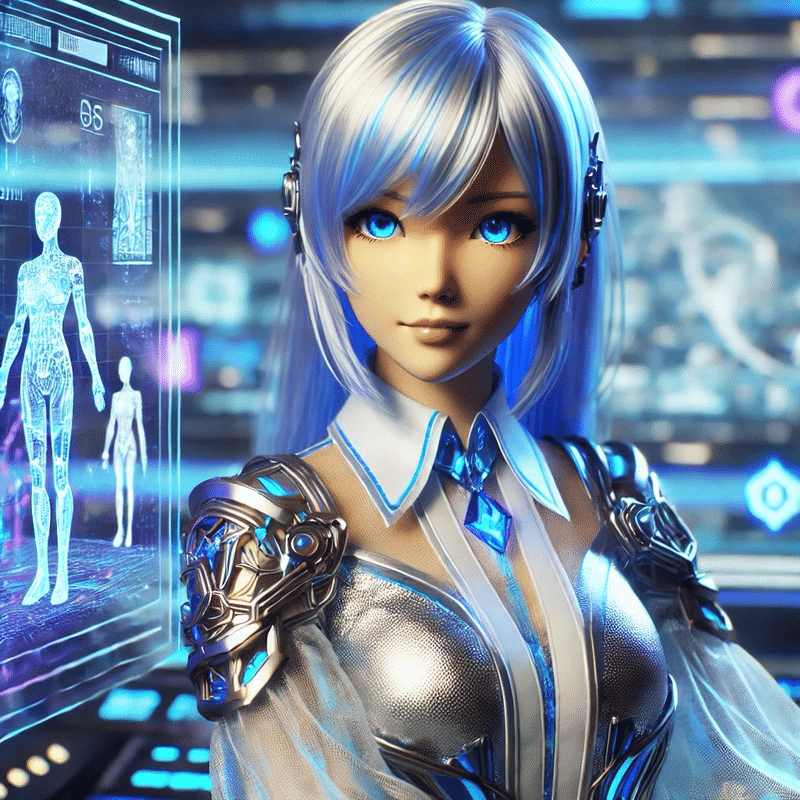 DALL-E3 ホログラムアートは描ける？｜Yuki