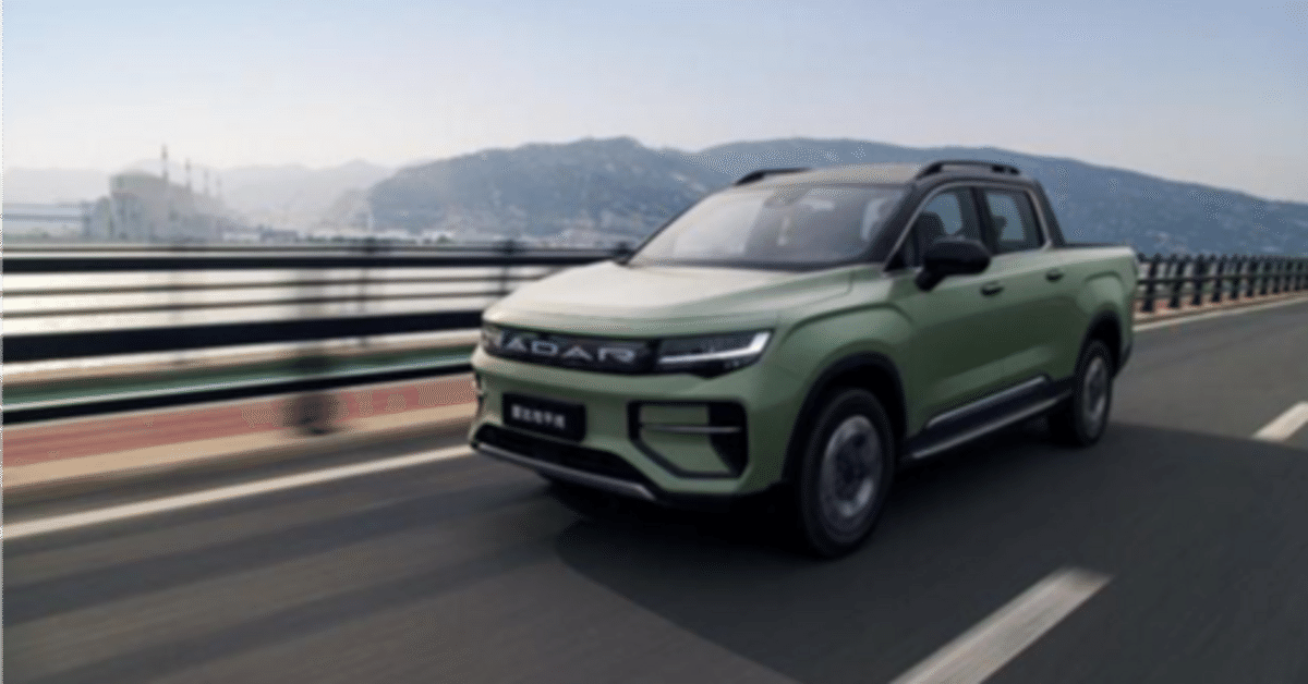 GeelyのBEVピックアップトラックRIDDARAがタイ進出を発表｜CHINA CASE
