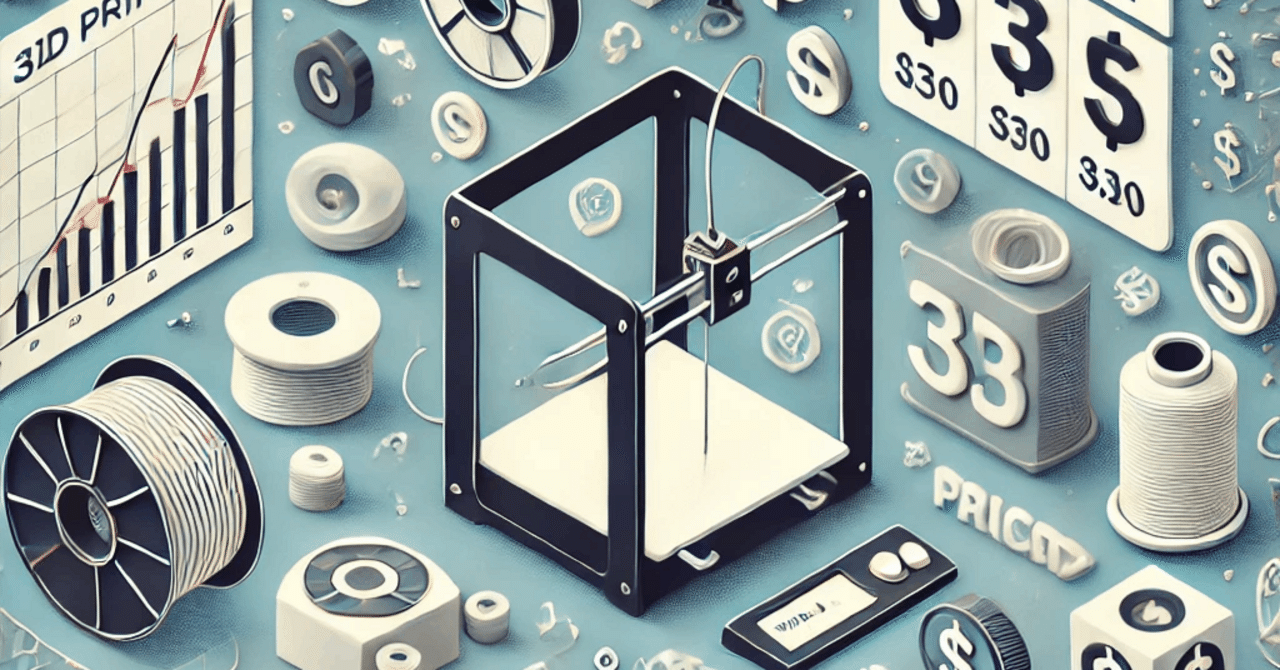 3Dプリント品販売の値付けの話｜ysk