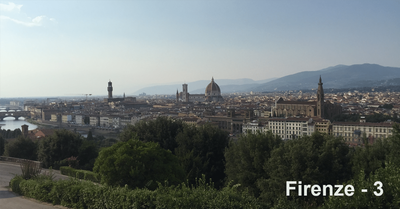 【🇮🇹 フィレンツェ#3】ミケランジェロ広場は夕暮れがエモい！｜okamis