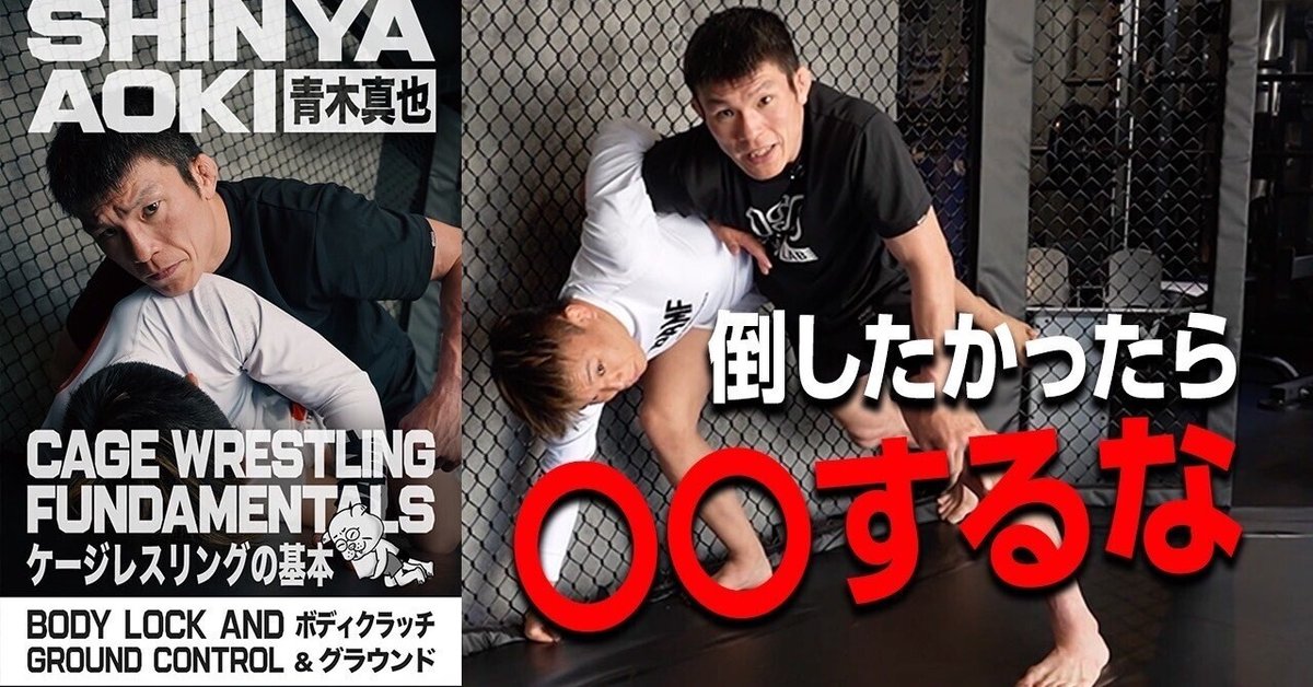 ケージレスリングの基本 青木真也:Cage Wrestling Fundamentals by Shinya Aoki 発売｜青木真也 shinya aoki