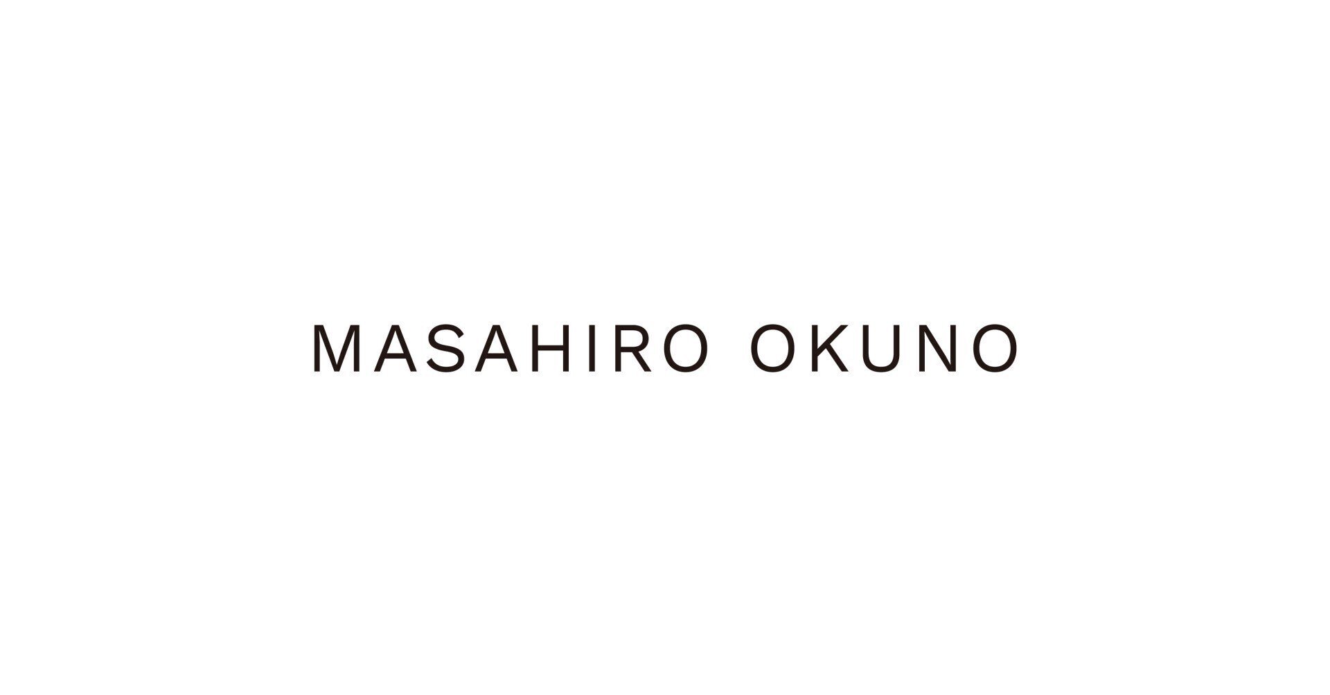 MASAHIRO OKUNO｜note