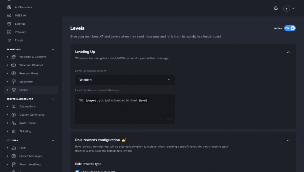MEE6を使ってレベリングシステムを導入する方法｜Disguide / ディスガイド 公式note