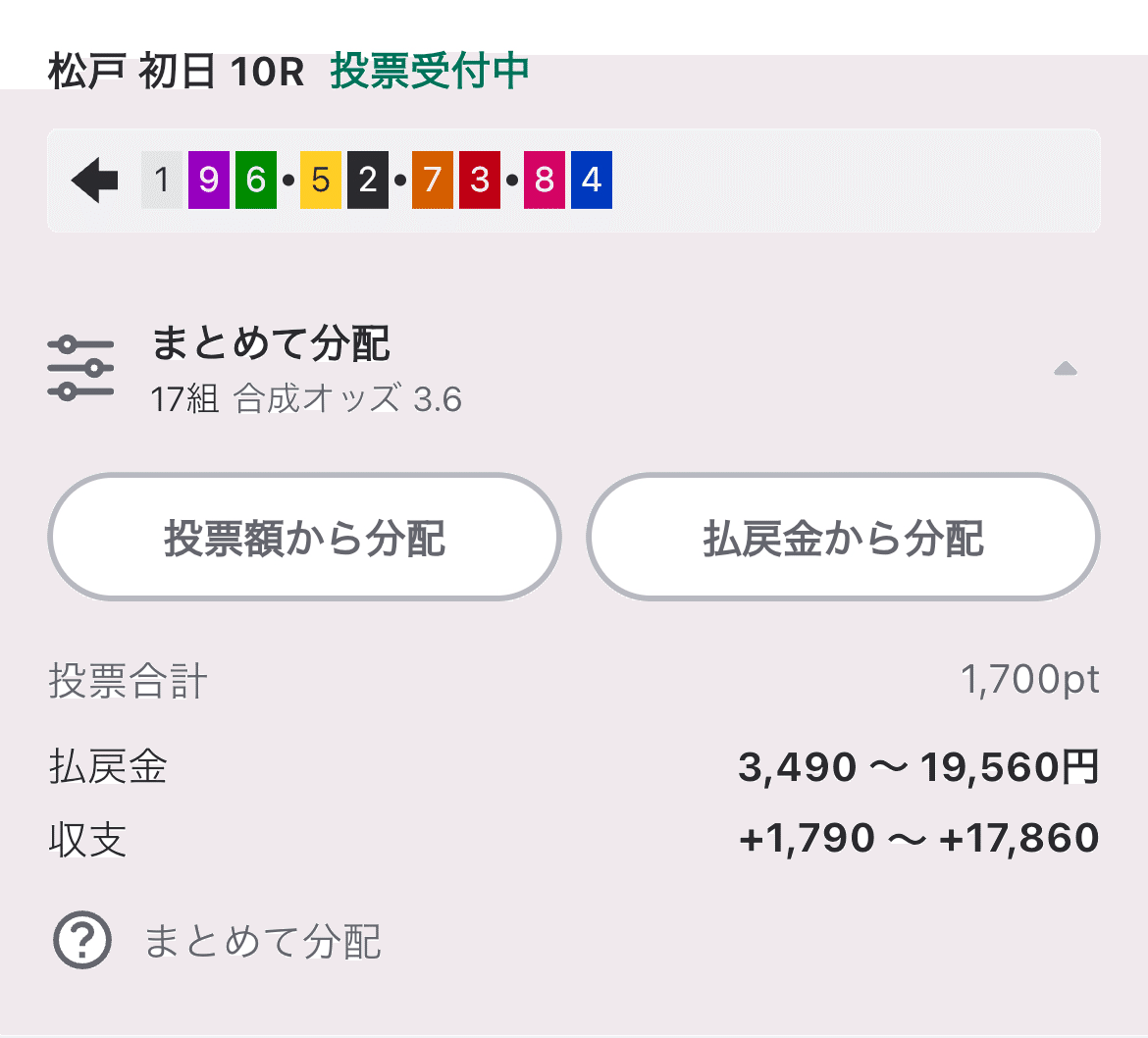 7/13松戸10R地元番組ではあるが、、250p｜愛知マン