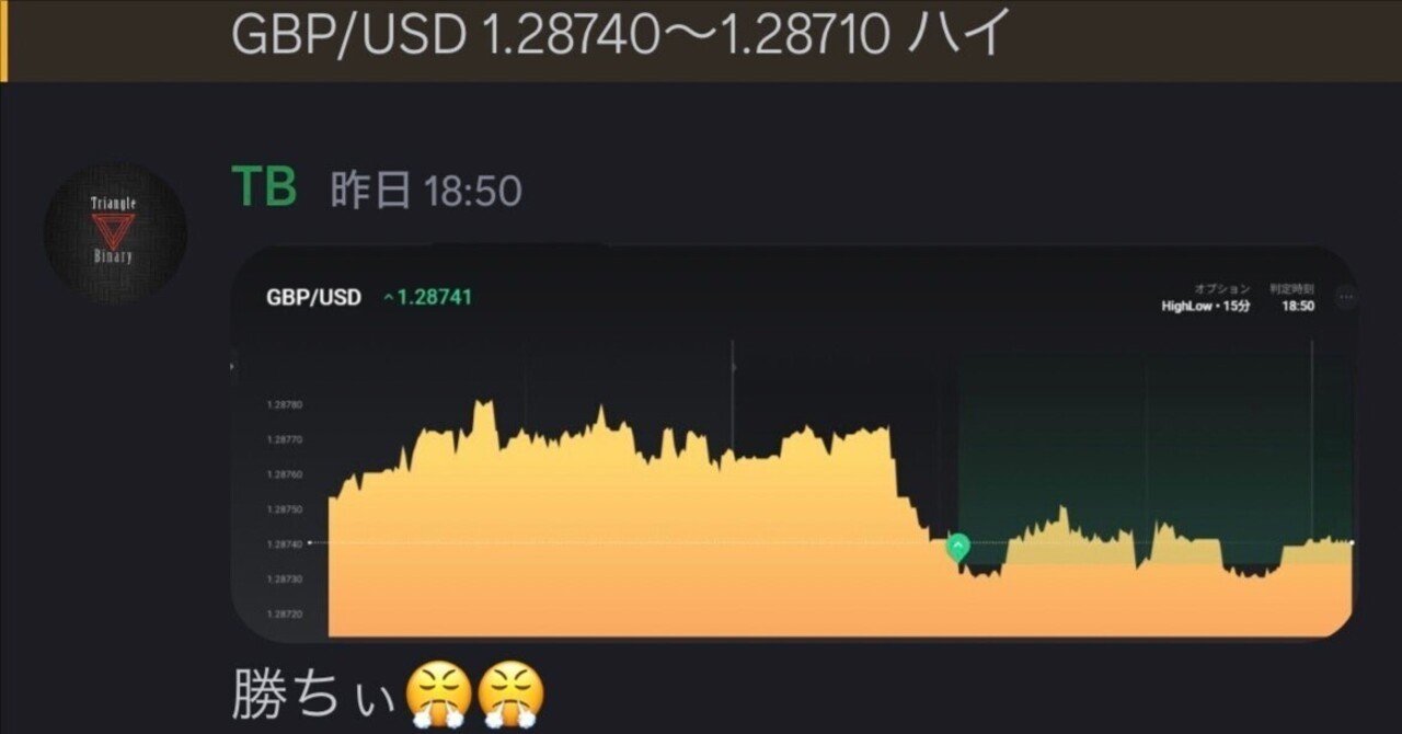 今週はしっかり取れました👍｜トライアングルバイナリー【BO＆FX】