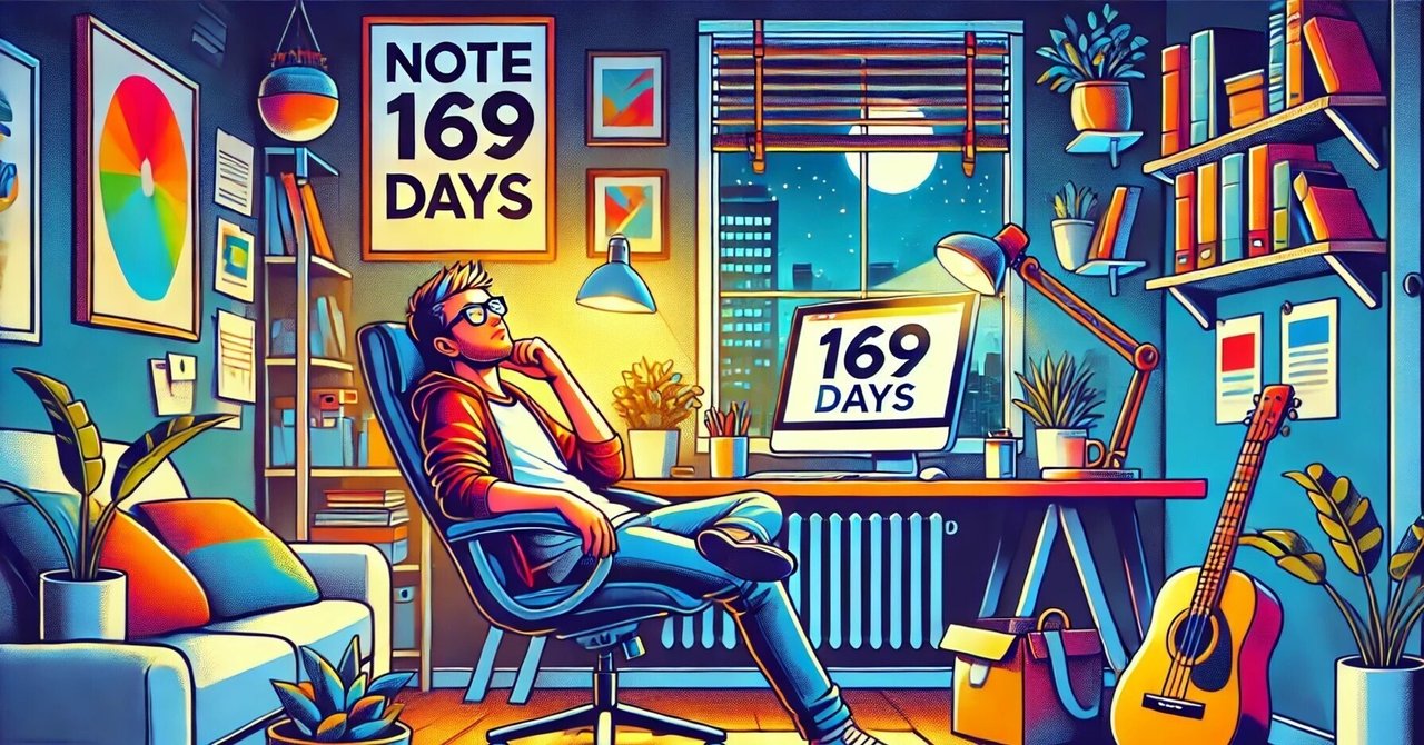 note 169日目 疲れたら無理しない【GASでアダアフィ挑戦】｜四十肩