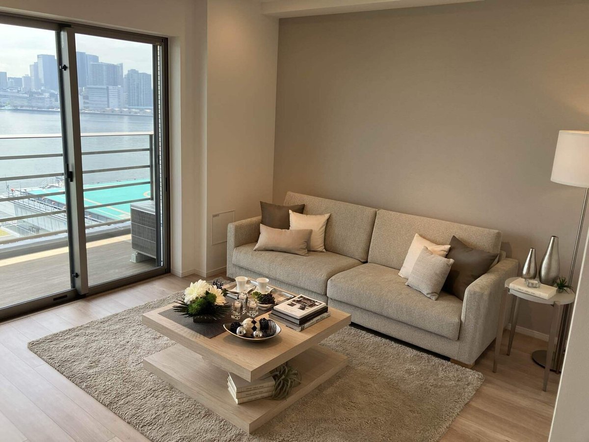 HARUMI FLAG SUN VILLAGE A棟12階×南西向き 19,800万円 86.58㎡(3LDK)｜エムティーハウス