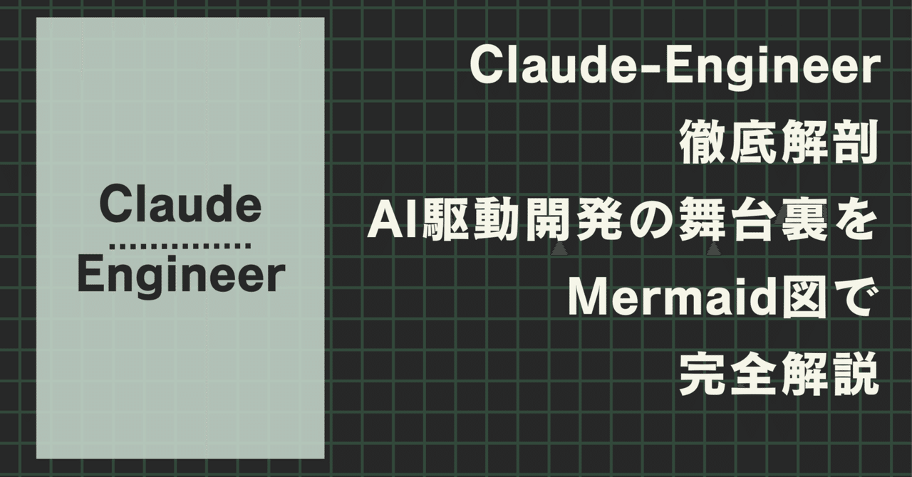 Claude-Engineer徹底解剖: AI駆動開発の舞台裏をMermaid図で完全解説｜Maki@Sunwood.ai.labs
