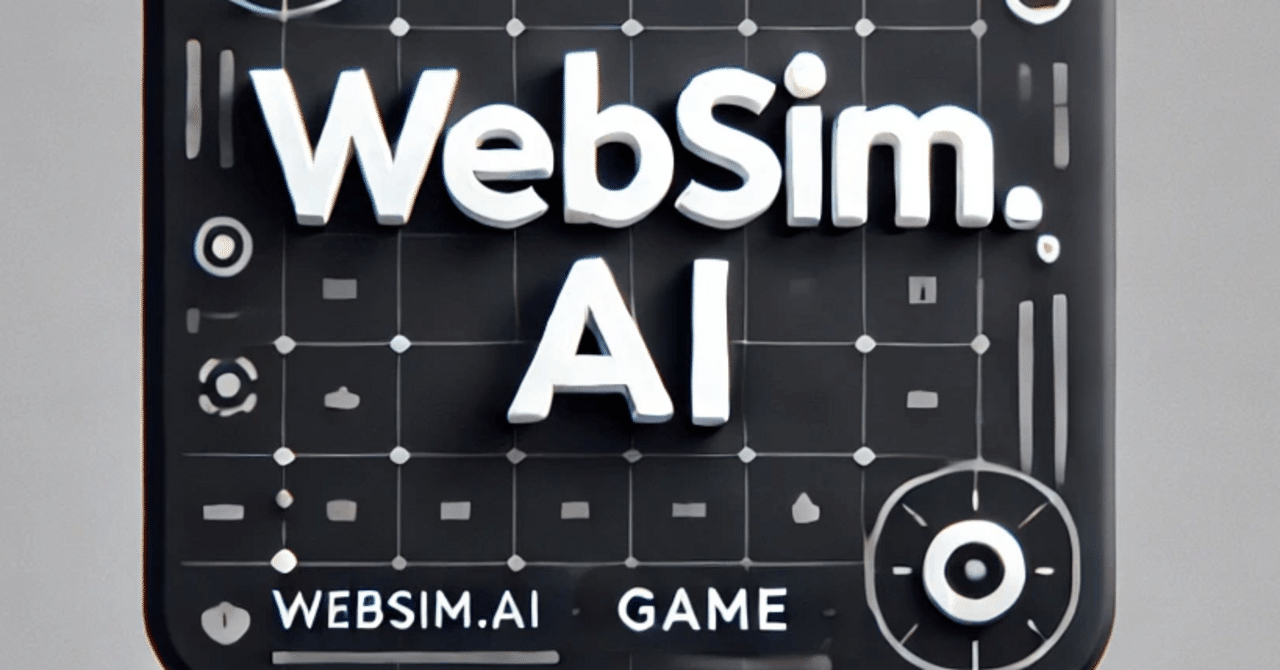 websim.aiで始める初心者向けゲーム開発ガイド｜AI-kagakuri