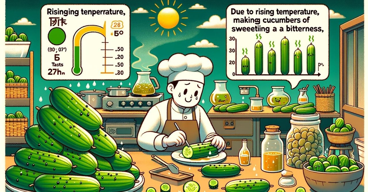 （雑学）いただきもののキュウリが時々すごく苦いから、簡単に調べてみたい。｜makokon