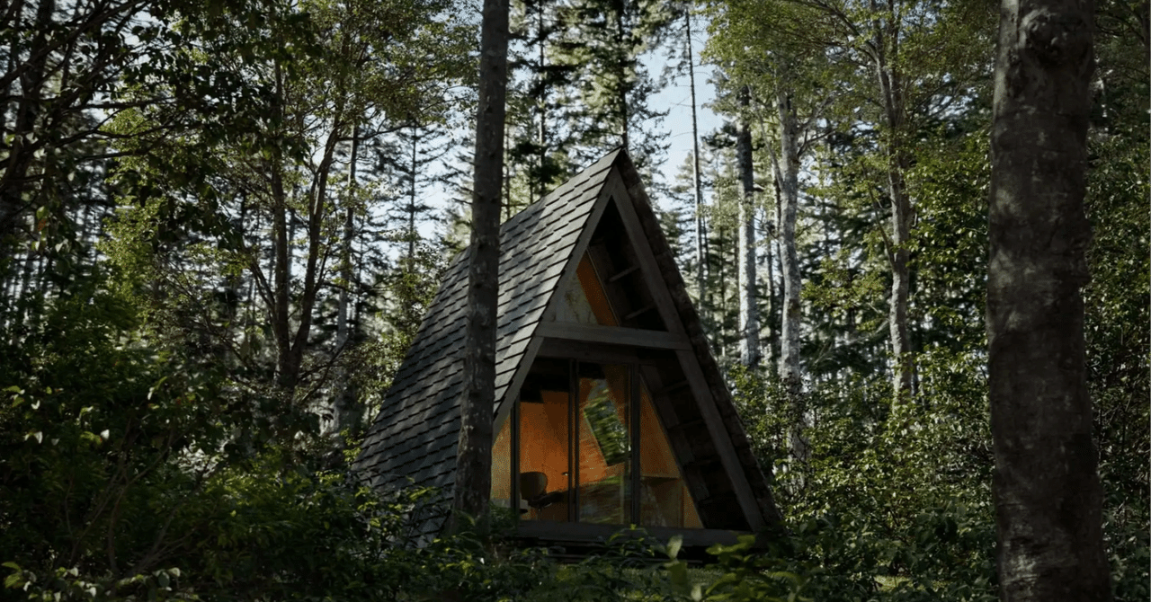 VUILDのNESTINGがwebサイトリニューアル。新たな小屋づくりキット「ガッショウモデル」を1名限定でプレゼント｜NESTING