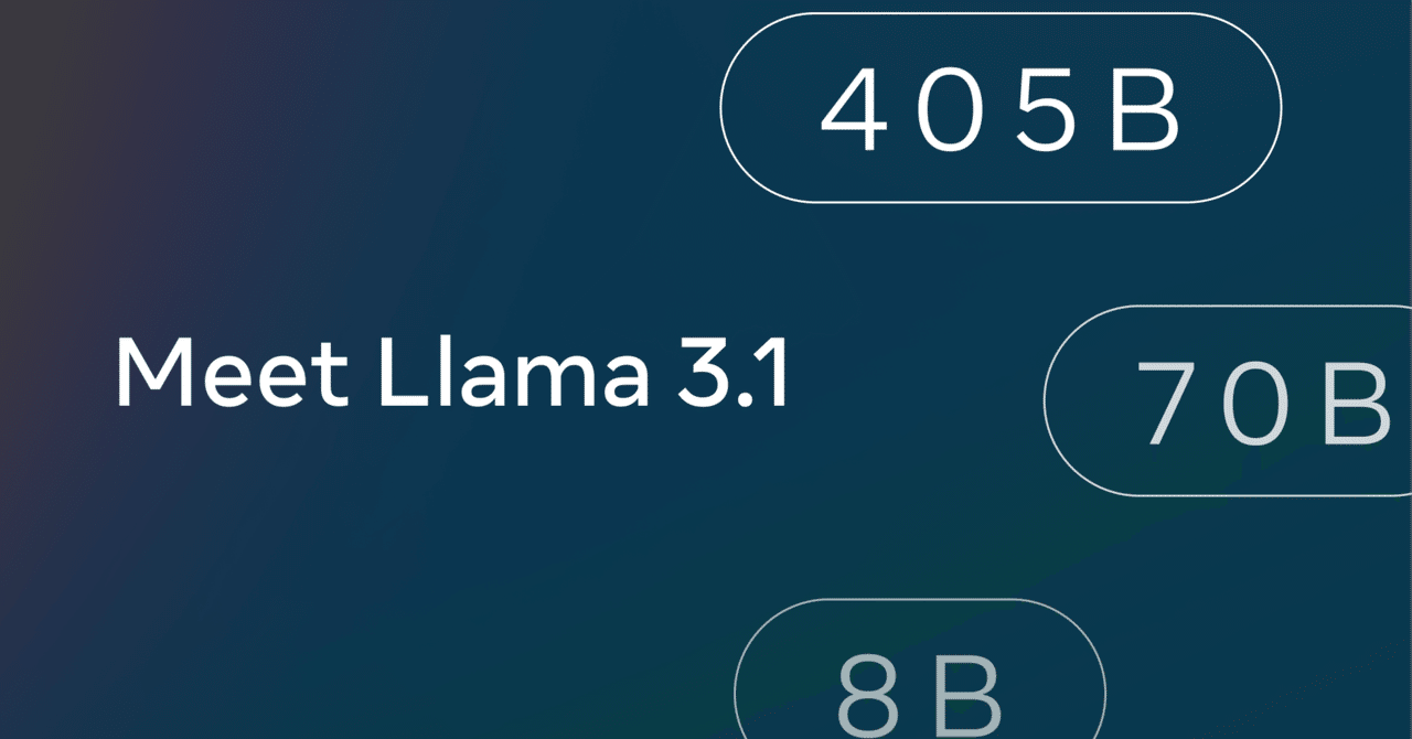 Llama-3.1 の概要 ｜npaka