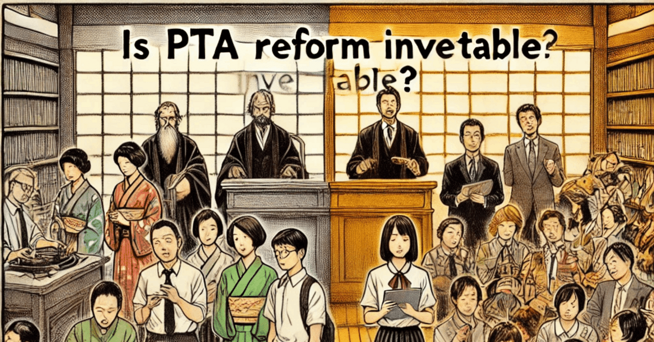 PTA改革は必然か否か？｜PTA組長