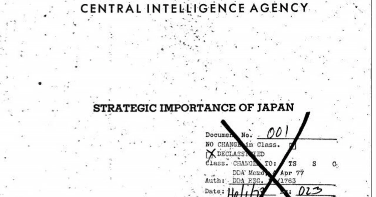 【CIA】中央情報局による日本の戦略的重要性/STRATEGIC IMPORTANCE OF JAPAN SUMMARY (翻訳)｜らいﾆｮﾝ