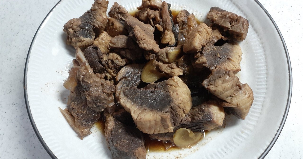 『マグロ🐟のあら煮』(塩分1.3g)｜guttyo