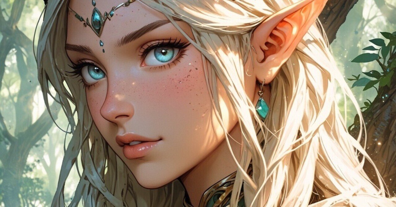 Leonard AI: ポートレート応用、エルフ編｜Trgr / カラストラガラ