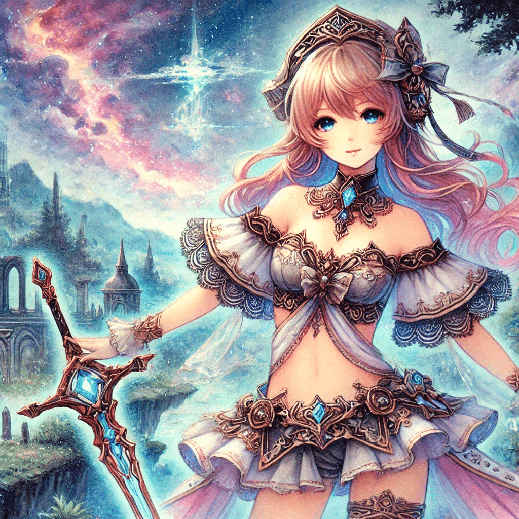 DALL-E3 ビキニアーマーを水彩画でもいかが？｜Yuki