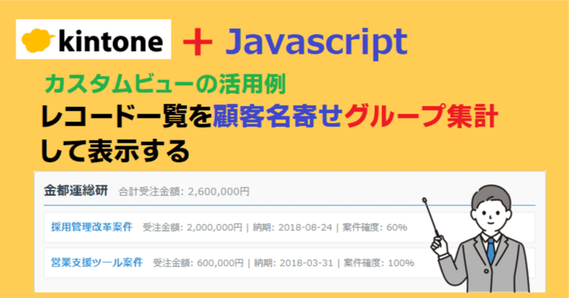 kintoneレコード一覧表のカスタマイズ事例 - JavaScript｜アプリ活用研究会（キン活）｜note