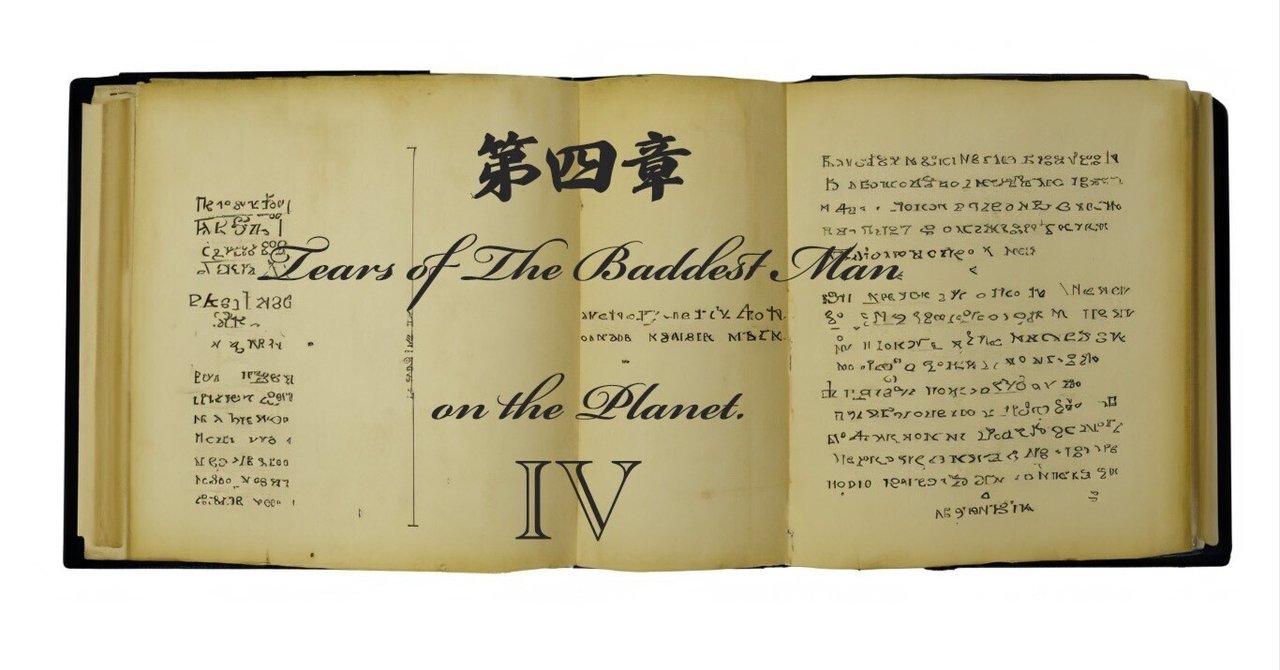 Tears of The Baddest Man on the Planet. 第四章｜The Baddest Man on the Planet