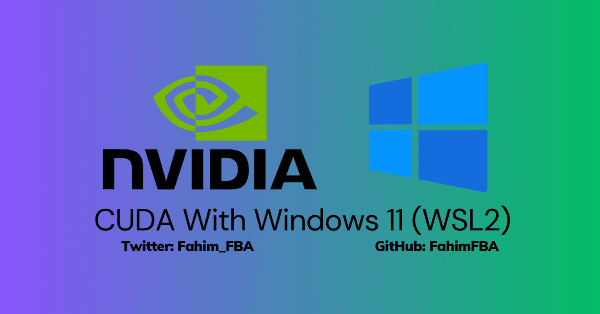 WSL2でCUDA環境を作る【CUDA Toolkit/cuDNN】｜Hide Yuda