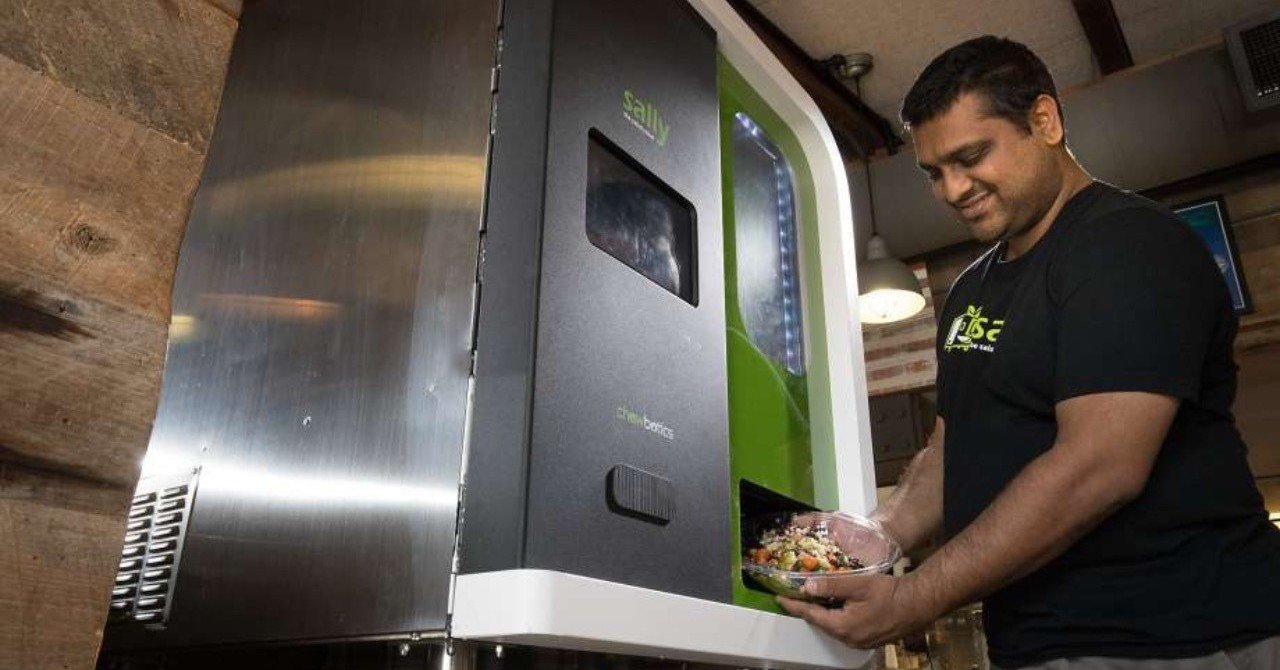 Chowbotics：サラダを60秒以内に作る調理ロボット｜Naminori