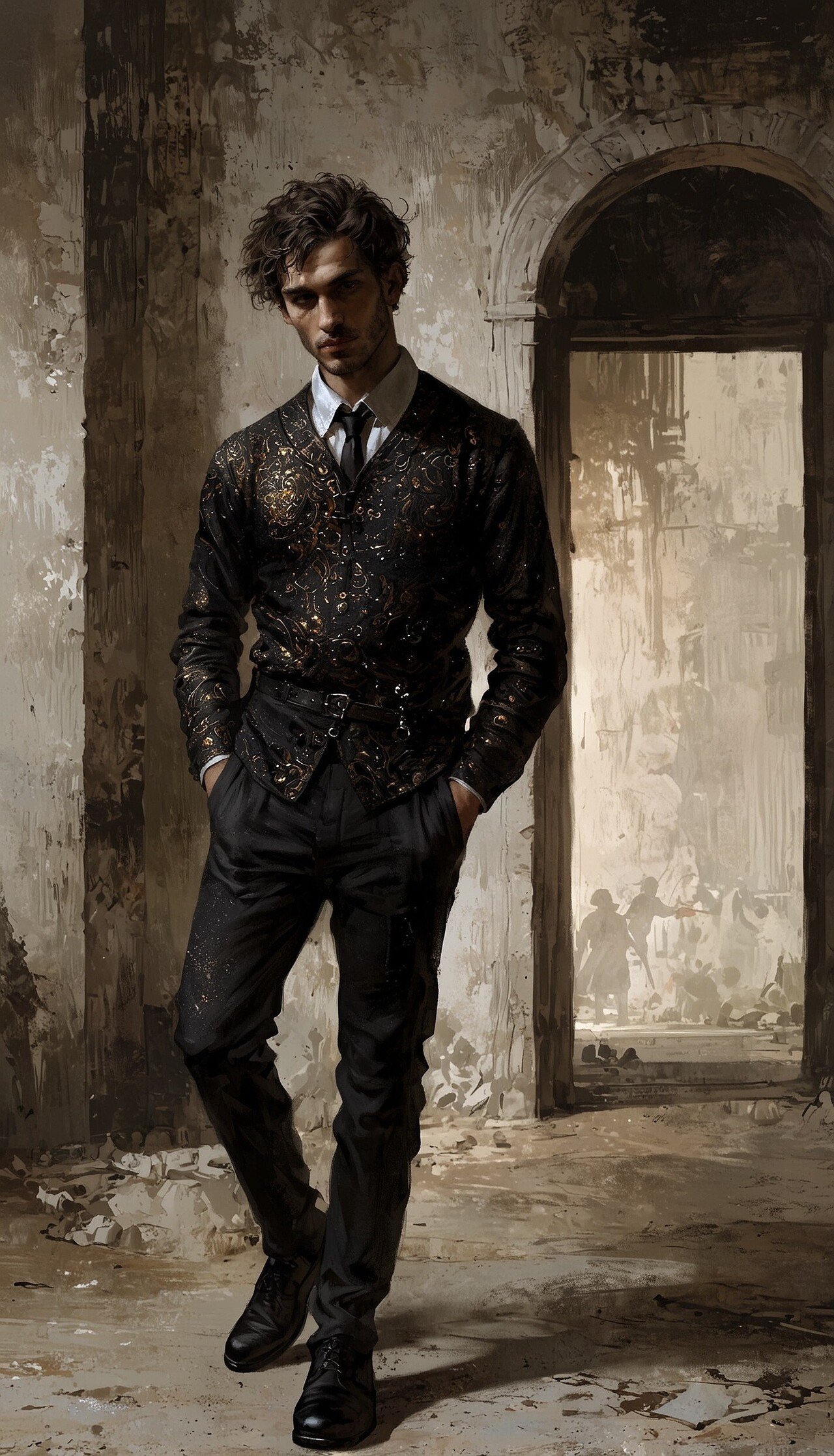 男子もモデルさん風に(1)｜Trgr / カラストラガラ