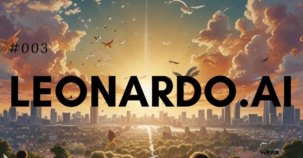 Leonardo.AI #003｜参天童