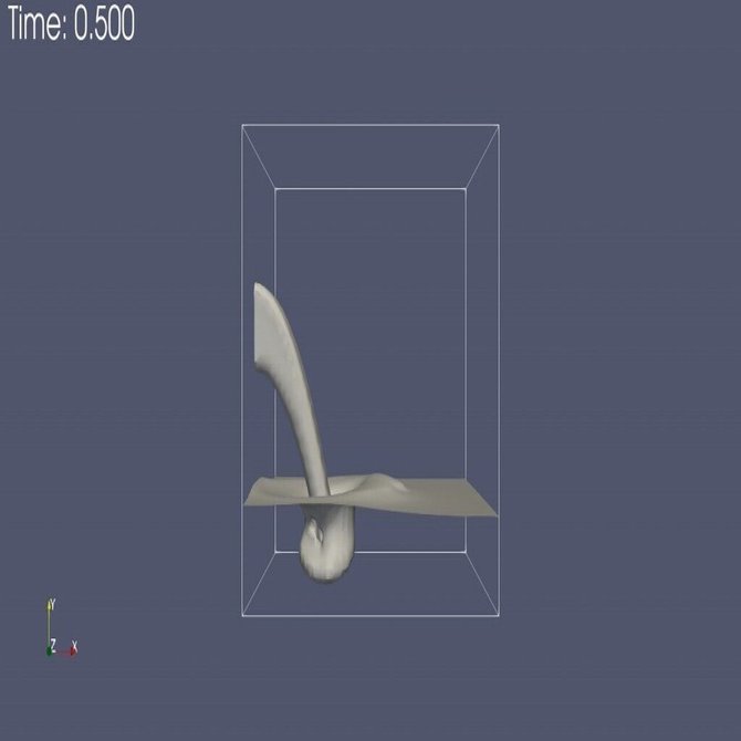 OpenFOAMのinterFoam,codeStreamで断続的に水を注ぐシミュレーションにトライ｜豆腐メンタルな豆腐