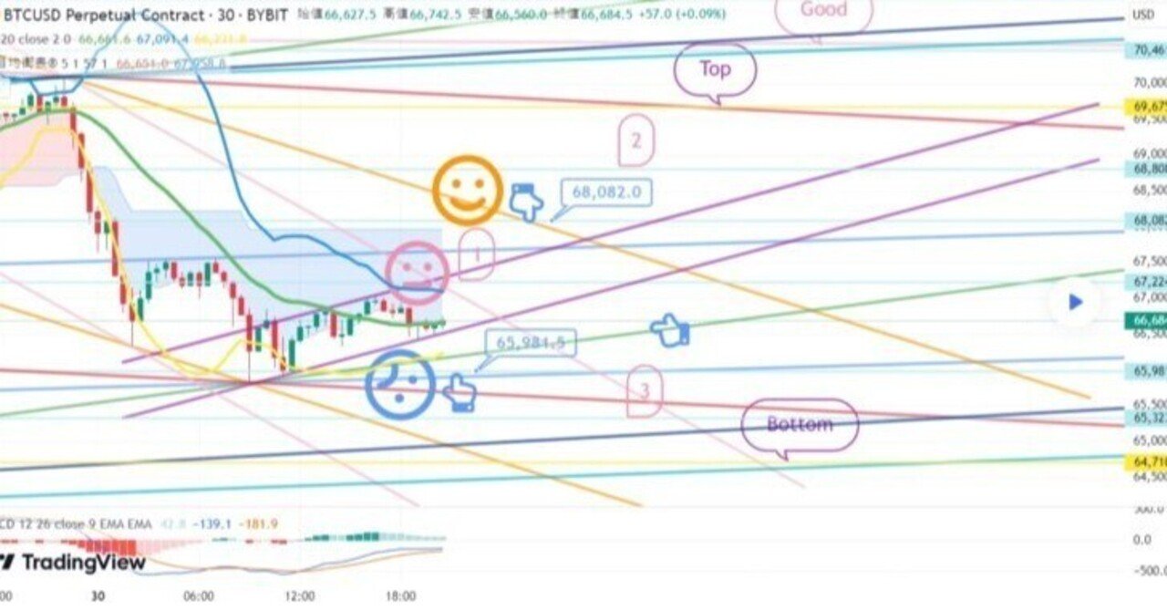 BTCUSD 7月30日ビットコインBybitチャート分析です｜Token Times Japan