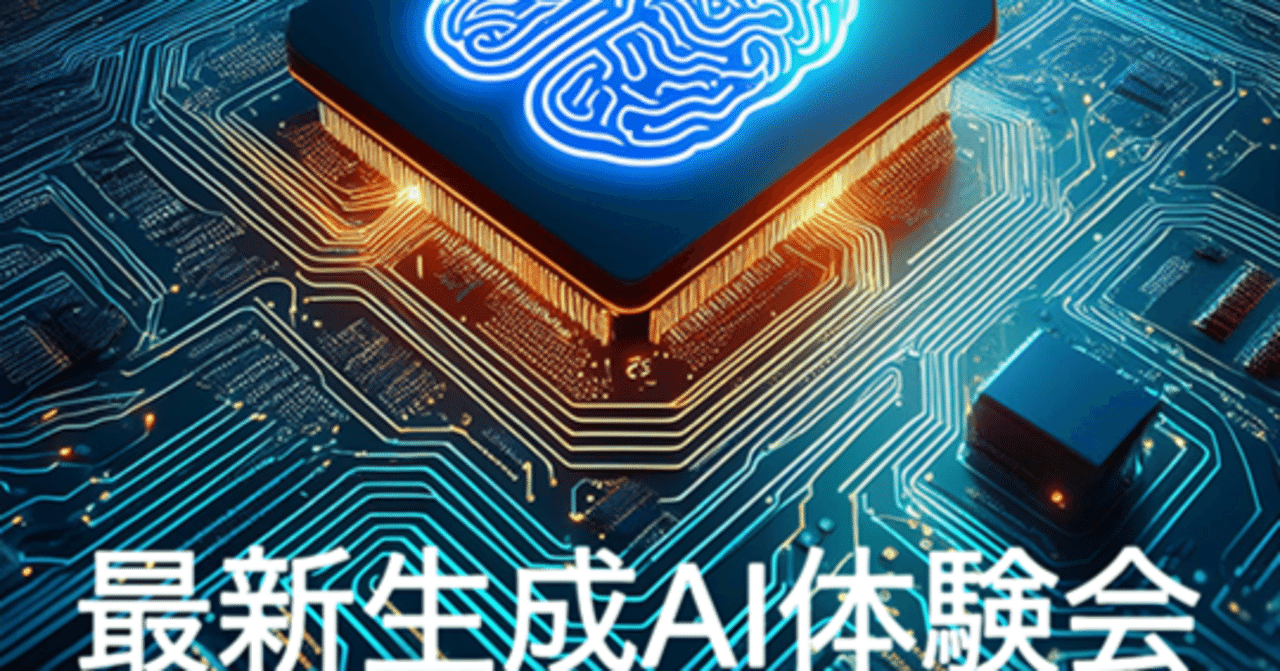 最新生成AI体験会を開催した記録と感想｜K.TOMI