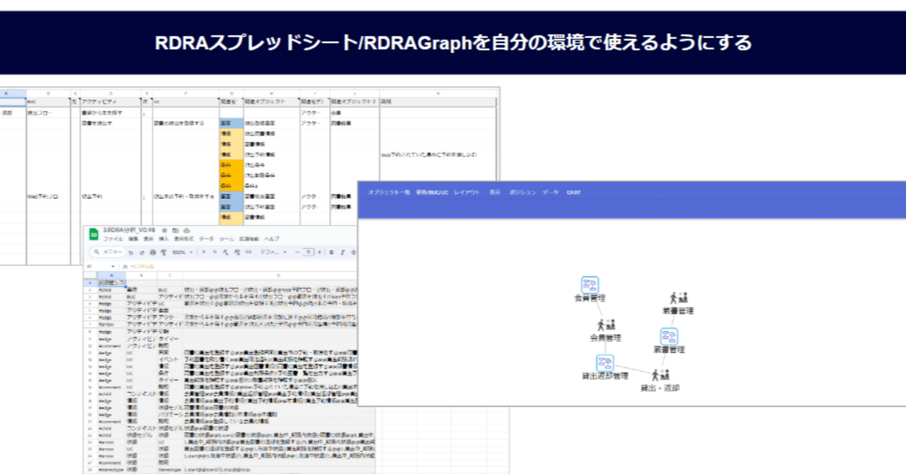 RDRAスプレッドシート/RDRAGraphを自分の環境で使えるようにする｜Jimmy