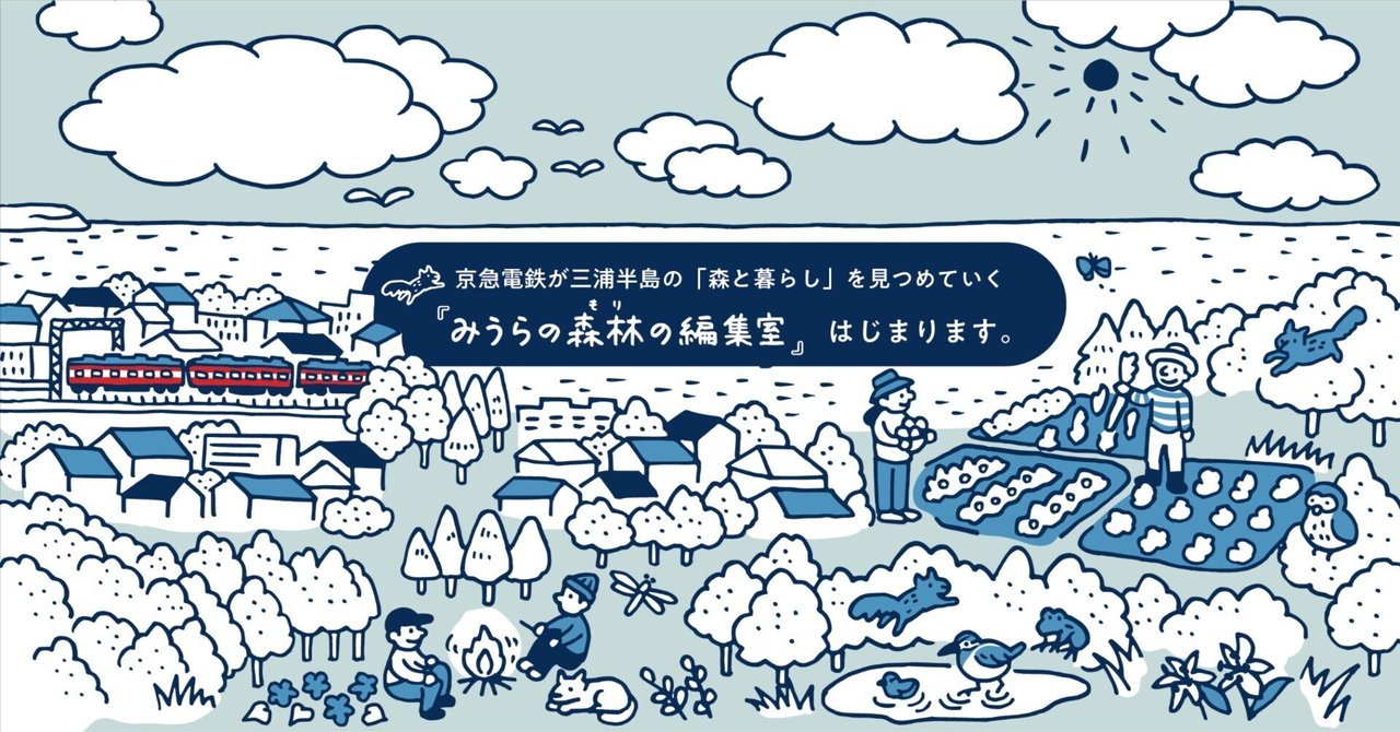 京急が1年半森林のことに取り組んで見えてきたこととこれから｜みうらの森林の編集室
