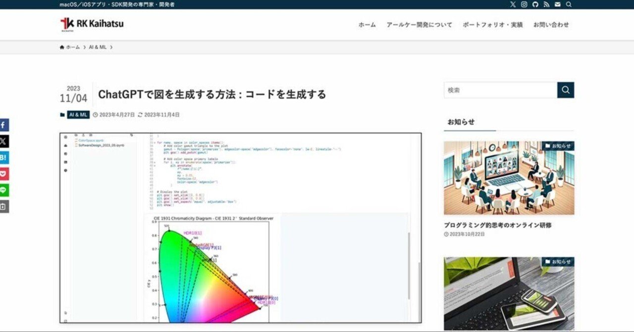 ChatGPTで図を生成する方法について書いた記事が「freelance hub」で紹介されました（メディア掲載）｜Akira Hayashi
