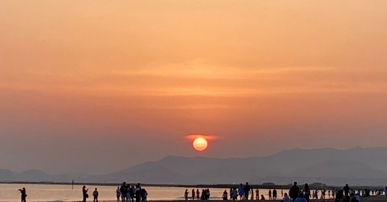 釜山の夕日｜chimiko