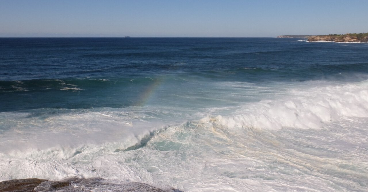 虹を撮る。（ビーチで）｜Hitoshi Kataoka 片岡 斉