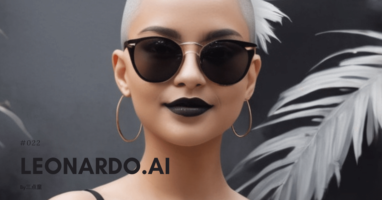 Leonardo.AI #022 黒い口紅がいい｜参天童