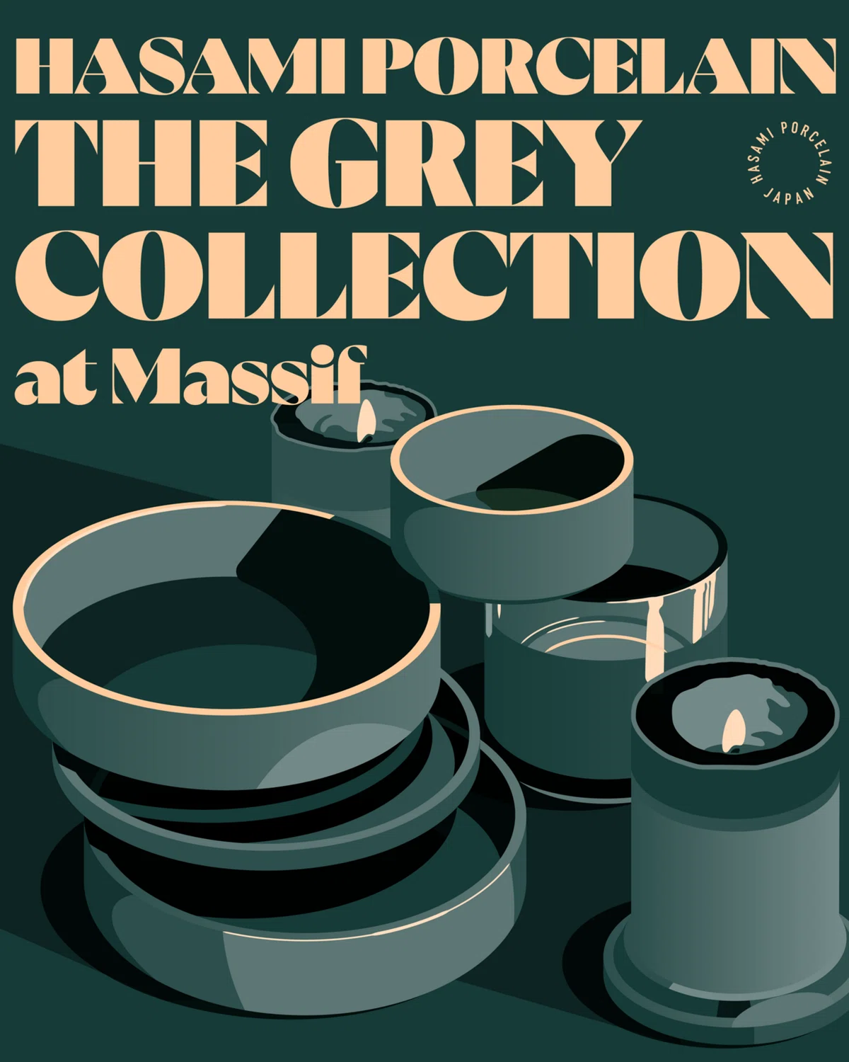 ＜EVENT＞HASAMI PORCELAIN / THE GREY COLLECTION at Massif｜TOKYO SAIKAI 東京 ...